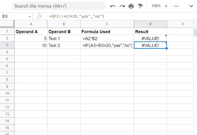 How to use the IFERROR function in Google Sheets - Sheetgo