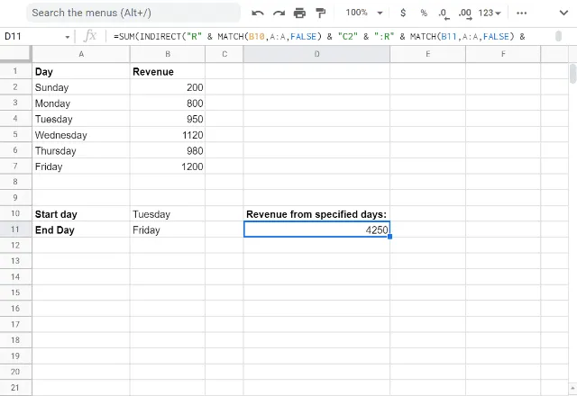 How to use the INDIRECT function in Google Sheets - Sheetgo