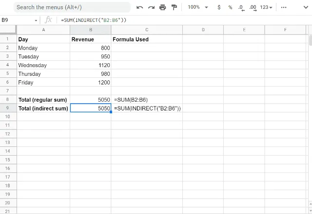 How to use the INDIRECT function in Google Sheets - Sheetgo